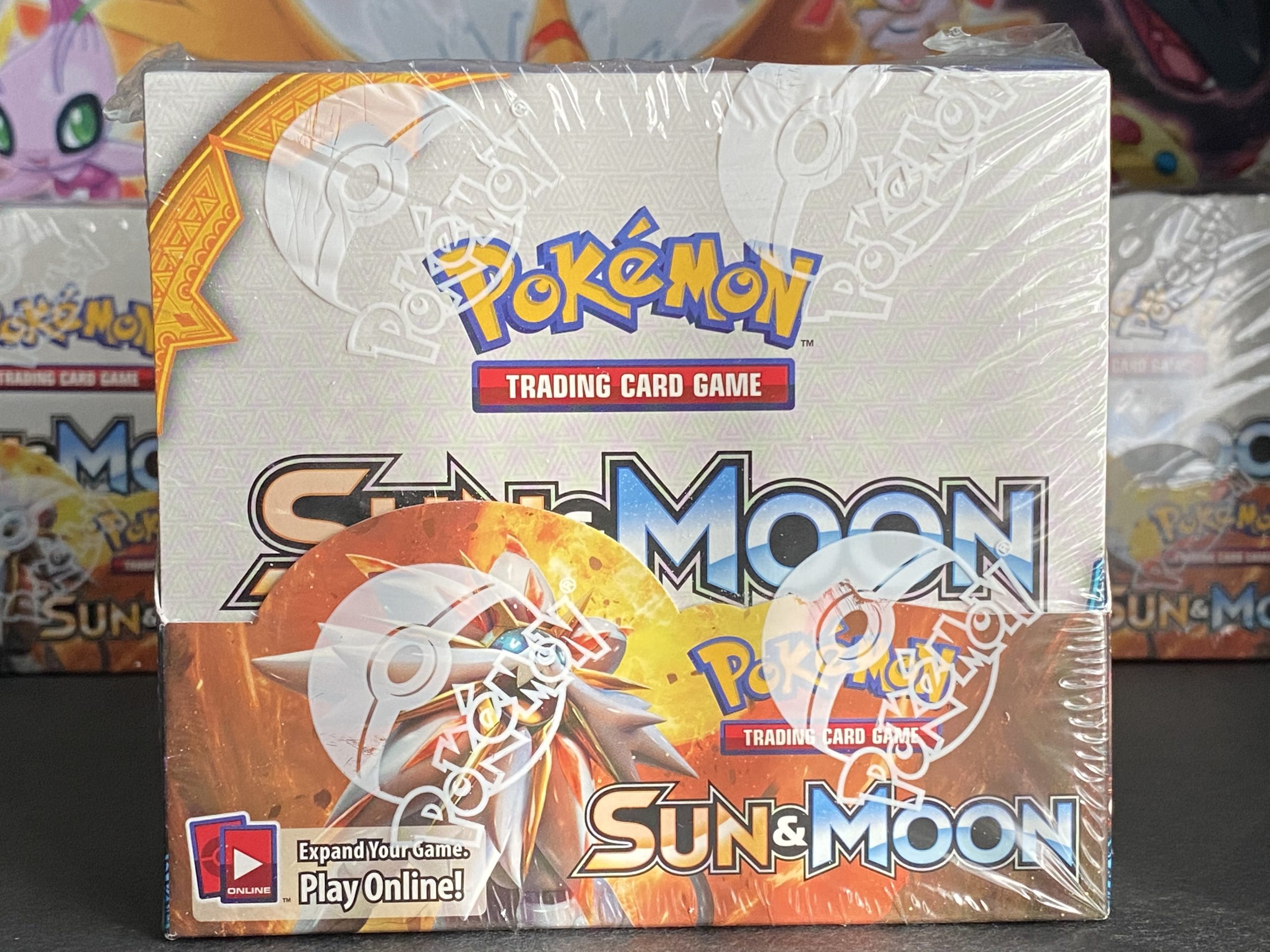 Sun & Moon Base Set Booster Box - Spicy Bears