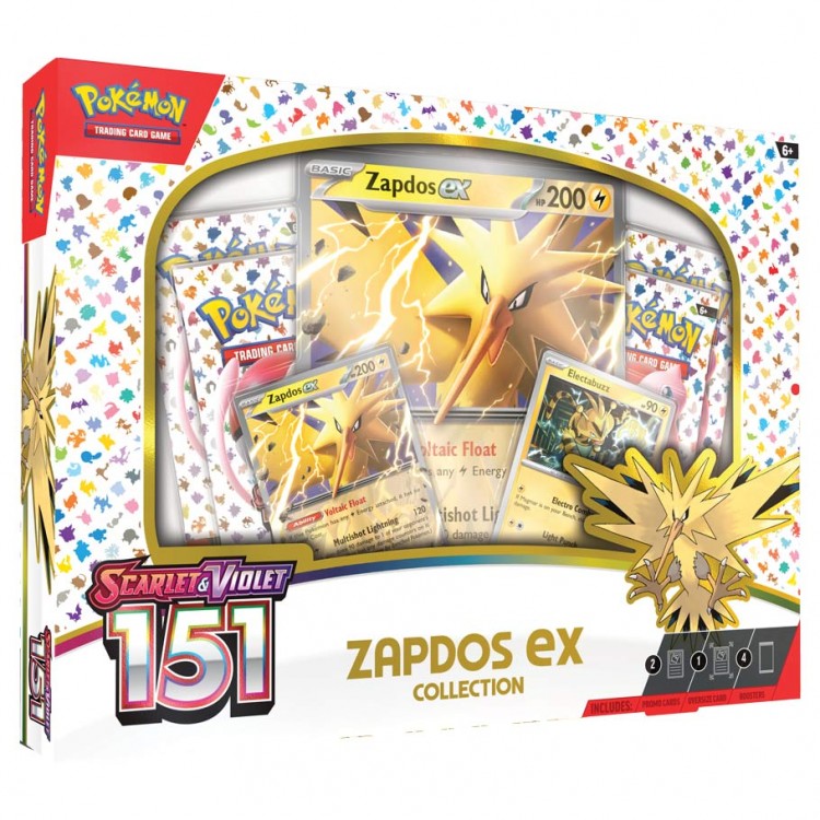 Pokemon Scarlet & Violet 151 Zapdos ex Collection - Spicy Bears